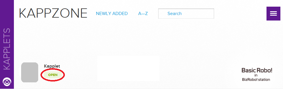 Kappletでのロボット実行方法
